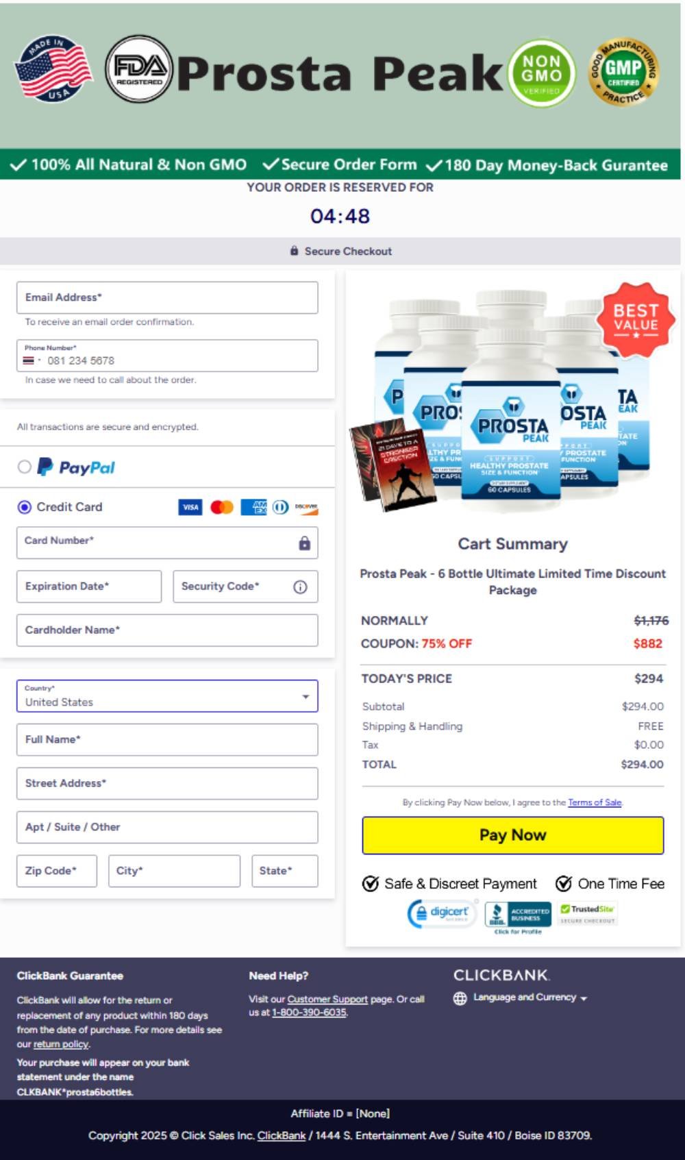 Prosta Peak® | Official Site | Advanced Formula for Prostate Function & Comfort